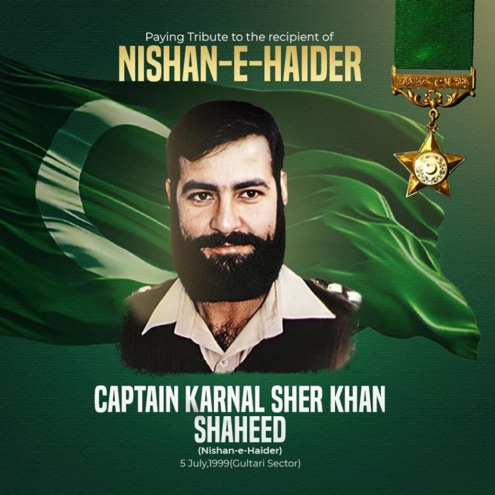Captain Karnal Sher Khan (NH): A Symbol of Courage at Kargil - Pak Army