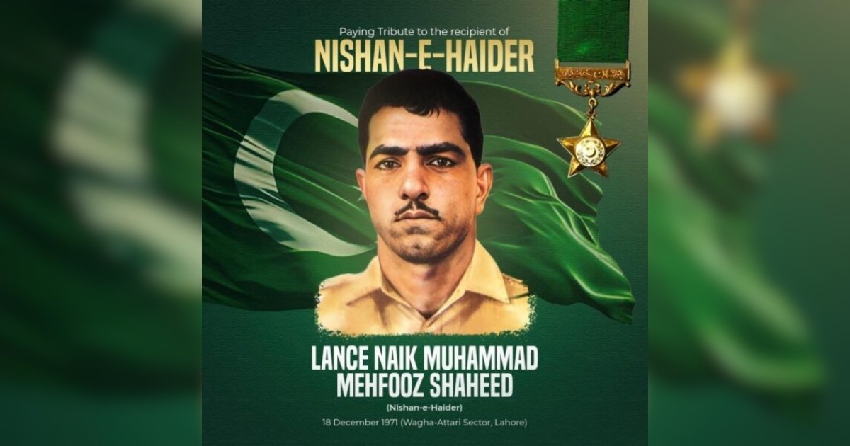 Tribute to Lance Naik Muhammad Mehfooz Shaheed