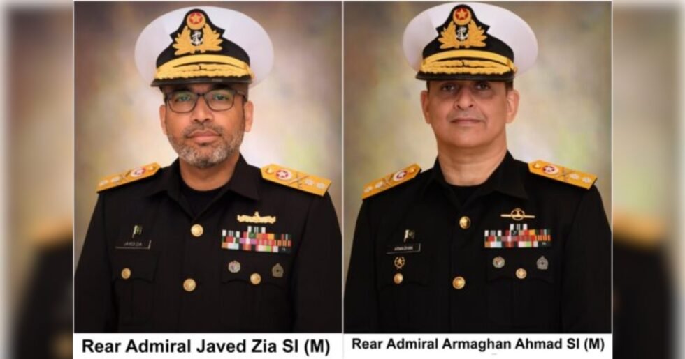 Pakistan Navy Promotes Two Commodores to Rank of Rear Admiral