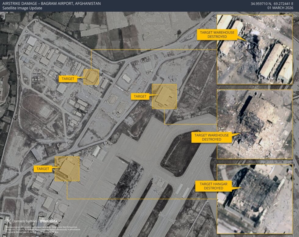 PAF Strike on Bagram Airbase: Satellite Imagery Insights